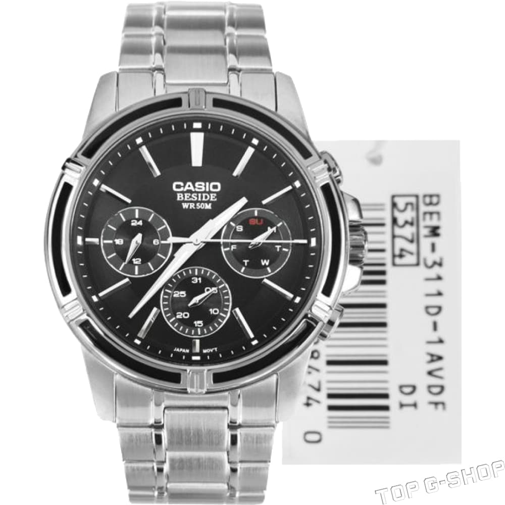 Casio Beside BEM-311D-1A - заказать наручные часы в Топджишоп