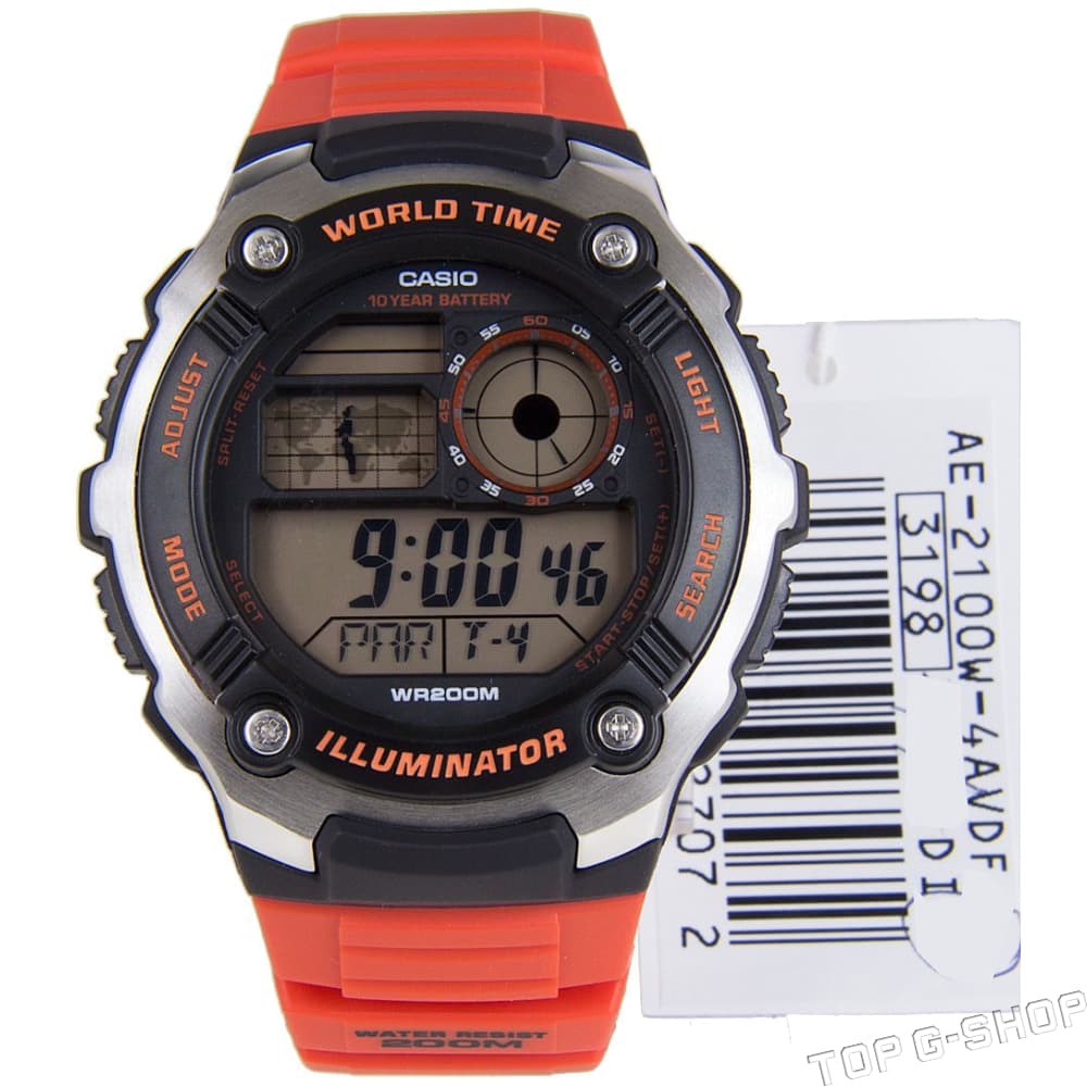 Casio Original AE-2100W-4A - заказать наручные часы в Топджишоп